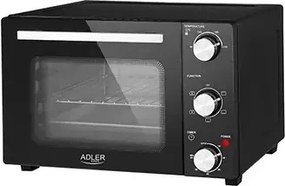 Adler AD 6024 černá / Elektrická trouba / 22L / 90°C - 245°C / 5 režim
