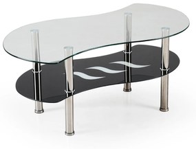 Moderní Odkládací stolek Skleněný LAMBO