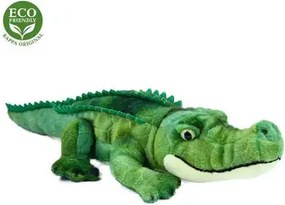 RAPPA Plyšový krokodýl 34 cm / ECO-FRIENDLY / od 0 měsíců