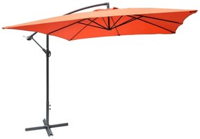 Rojaplast Slunečník kovový NEPROMOKAVÝ 8080 - 270x270cm - terracota