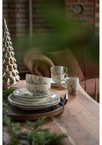 Keramický jídelní talíř Dearly Christmas – 28x2 cm