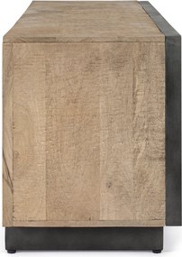 BIZZOTTO TV stolek HAROLD hnědý 180x44 cm 0747452