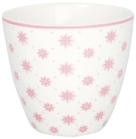 Růžový porcelánový šálek Green Gate Laurie, 300 ml