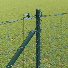 Evropský plot se hroty 25 x 1,2 m Ocel potažená PVC Zelená 3350600