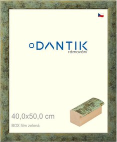 DANTIK rámeček 40x50 | BOX filmzelená (Plexi Čiré)