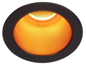 LA 1002594 HORN MAGNA LED venkovní svítidlo k zabudování do stropu černá/zlatá, 3000K, 25° - BIG WHITE (SLV)