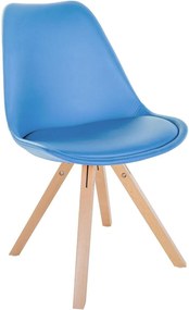 Bhm germany Jídelní židle Sofia II, syntetická kůže, modrá