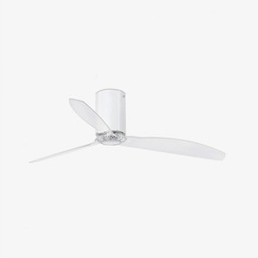FARO 32038 MINI TUBE FAN, bílá/transparentní, stropní ventilátor s DC motorem - FARO