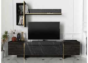 Designová TV sestava Sakeena černá