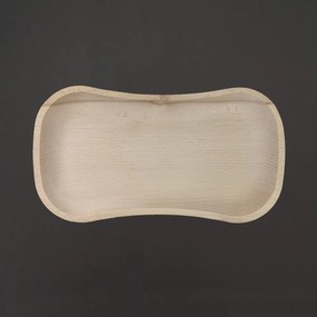 AMADEA Dřevěný servírovací podnos, masivní dřevo, 30 cm