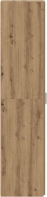 Vysoký bufet Artisanový dub 30 x 42,5 x 185 cm 3365577