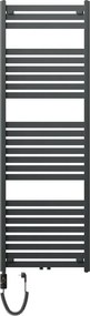 Mexen Uran, elektrické topné těleso 1800x600 mm + topná tyč 900 W, antracitová, W105-1800-600-2900-66