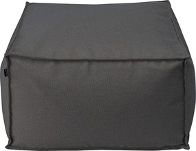 Zahradní puf barva hnědá látka venkovní, pletený vzor