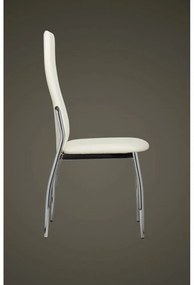 Jídelní židle 2 ks umělá kůže Dekorhome Cappuccino