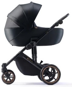 KINDERKRAFT SELECT - Kombinovaný kočárek 3v1 PRIME 2 Premium Venezian black