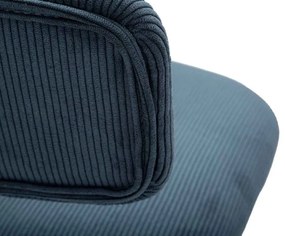 Designová barová otočná židle Caelius modrá