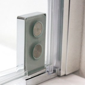 Roth Hitech Neo Line sprchové dveře do niky 120 x 200 cm dvoukřídlé brillant transparent HI 2B2 12020 VPE