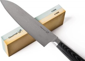Sada nožů G21 Damascus Premium v bambusovém bloku, Box, 3 ks + brusný kámen [6002298]