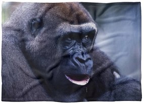 IMPAR Fleecová deka Gorila 150x120 cm (Rozměr : 200 x 140 cm, Podšití beránkem: NE)