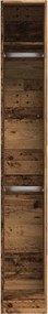 Šatní skříň old wood 30 x 50 x 200 cm kompozitní dřevo 3307781