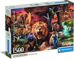 Clementoni 31722 Puzzle Schůze zvířat 1500 dílků / od 10 let