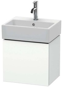 Duravit L-Cube - Umyvadlová skříňka 40x43x34 cm, 1 dvířka, panty vlevo, matná bílá LC6245L1818