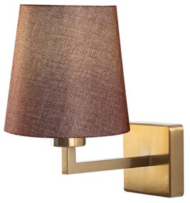 Nástěnná lampa Profil I hnědá