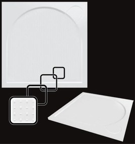 Olsen Spa LAKA 80 x 80 x 3 cm VANKCCTVER80 sprchová vanička