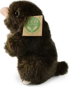 RAPPA Plyšový krtek 15 cm / ECO-FRIENDLY / od 0 měsíců