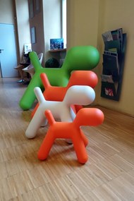 Stolička Puppy oranžová, Magis me too - Dětská stolička Puppy S - Dětská stolička Puppy L