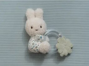 Little Dutch Chrastítko s korálky králíček Miffy Lucky Leaves / od nar