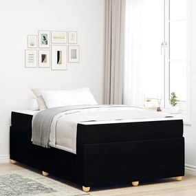 Rám postele Černá 120 x 200 cm textil 3398381