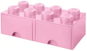 OnaDnes -20% Lego® Růžový úložný box LEGO® Storage 25 x 50 cm
