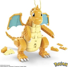 Mattel MEGA POKÉMON POHYBLIVÝ DRAGONIT Vícebarevná
