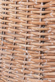 Designový obal OSLONA, ratan, dolní průměr 70 cm, natur