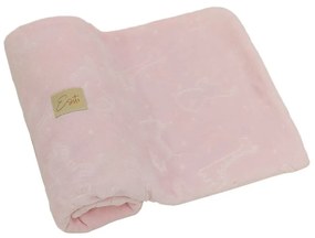 ESITO Dvojitá dětská deka Mikroplyš ZOO Cameo pink 75 x 100 cm