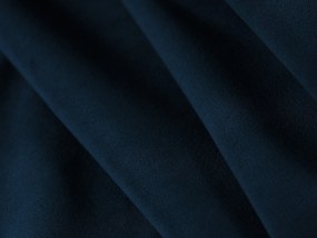 Rohová pětimístná pohovka milany 260 cm samet modrá MUZZA