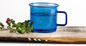 Hrnek Glass 0,35l, modrý
