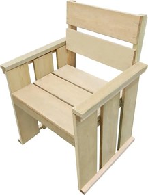 vidaXL Zahradní židle impregnované borové dřevo [44909]