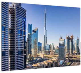 Skleněný obraz - Dubajské ráno (70x50 cm)