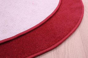Vopi koberce Kusový koberec Eton červený ovál - 160x240 cm