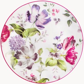Sada porcelánových mělkých talířů Madam, 12 dílů