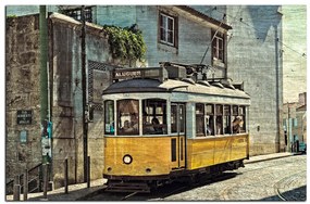 Obraz na plátně - Historická tramvaj 1121A (100x70 cm)