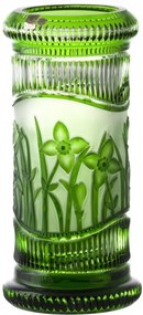 Váza Květy, barva zelená, výška 300 mm