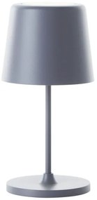 Brilliant G90939/22 Venkovní AKU stolní lampa KAAMI šedá USB-A