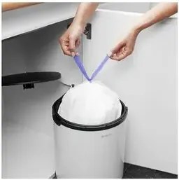 Brabantia Vestavný koš 15L bílá / 29.3 x 34.7 x 30 cm