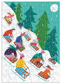 Galison Puzzle adventní kalendář 12 v 1