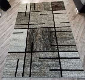 HU Moderní béžovo-hnědý koberec s kostkovaným vzorem Rio 685A-Beige-Fume Rozměr: 60x100 cm