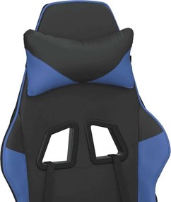 vidaXL Masážní herní židle umělá kůže [345399] Barva: Černobílý