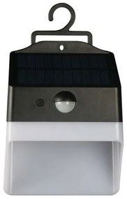 LED Solární nástěnné svítidlo se senzorem LED/2W/3,7V 4000K IP65 1200 mAh
